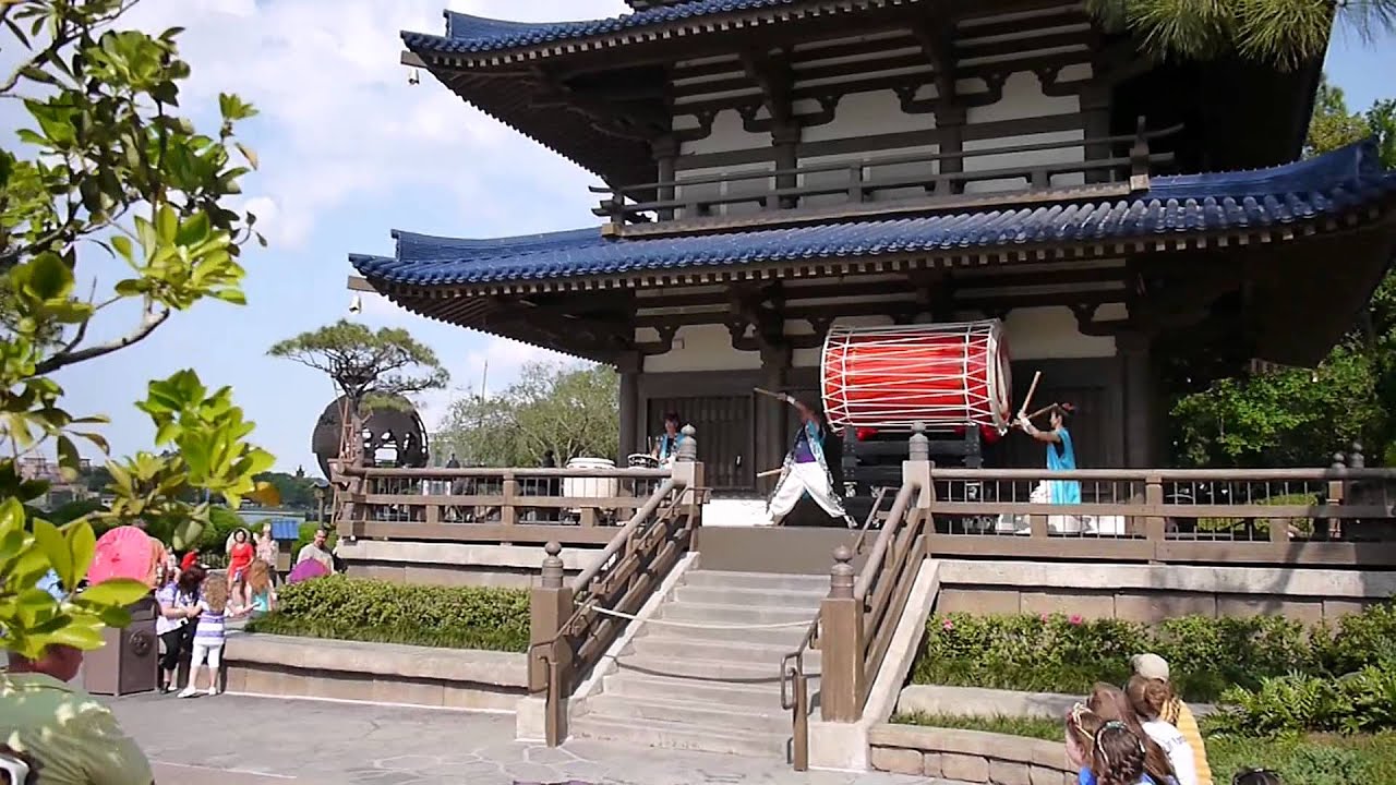 Disney's Epcot Center World Showcase Japanese Taiko Drummers April 12 ...