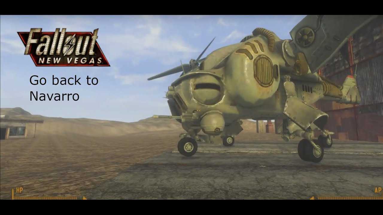 Fallout New Vegas go to Navarro mod [WORK IN PROGRESS] (readdes) - YouTube