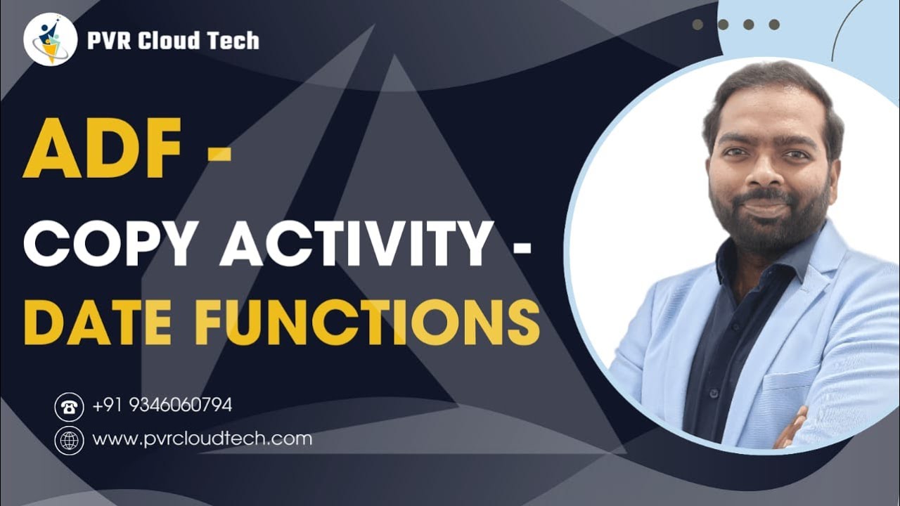 6. ADF- Copy activity - Date Functions - YouTube