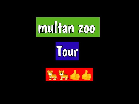 MULTAN SMALL ZOO TOUR 🐅 - YouTube