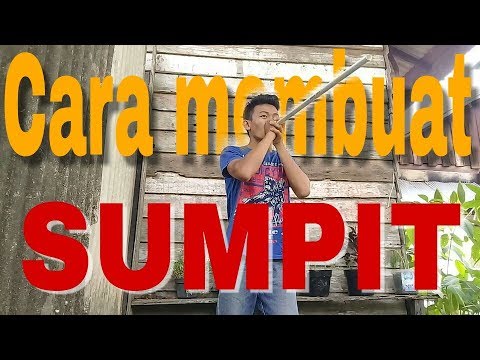 Membuat Sumpit/Sipet (blowgun) dari pipa pcv - YouTube