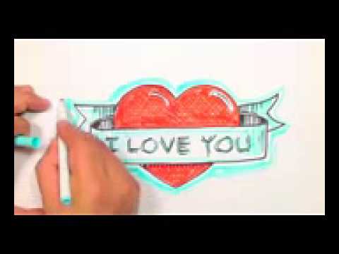 GRAFİK KALP RESMİ CİZME