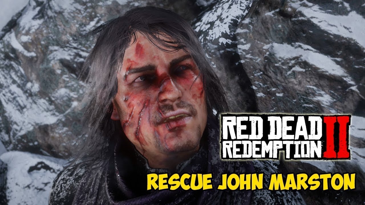 "RDR2 Snowy Rescue: Saving John Marston! (Cinematic Gameplay - YouTube