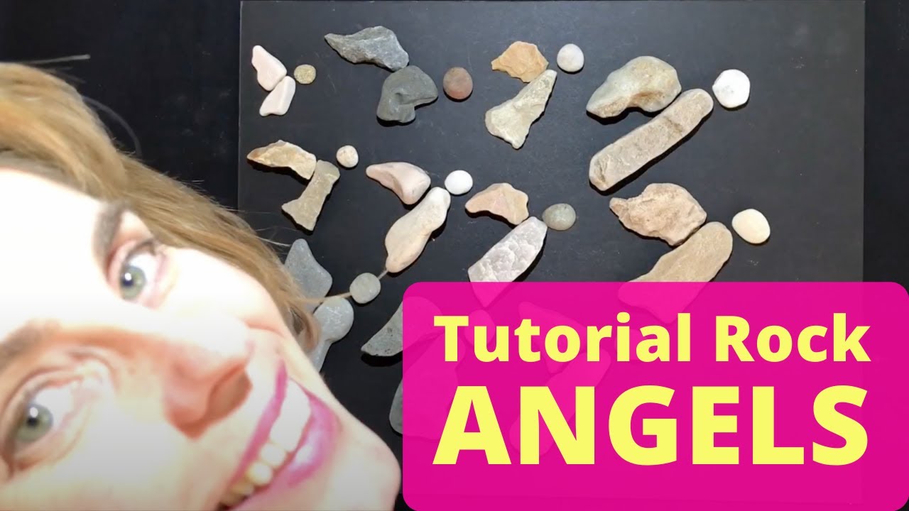 How to Make Angels with Rocks - (Full version) arts and crafts for kids ...