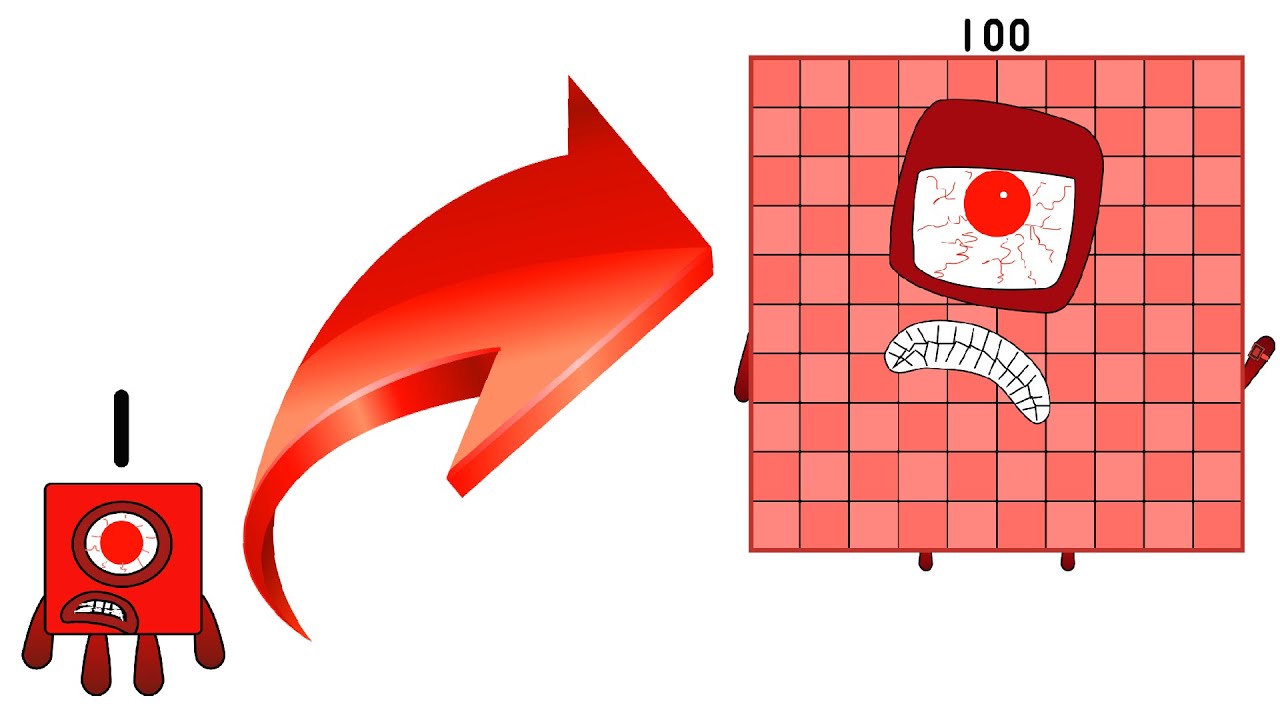 Numberblocks full season Angryblocks Band But Different 1 to 100 - YouTube