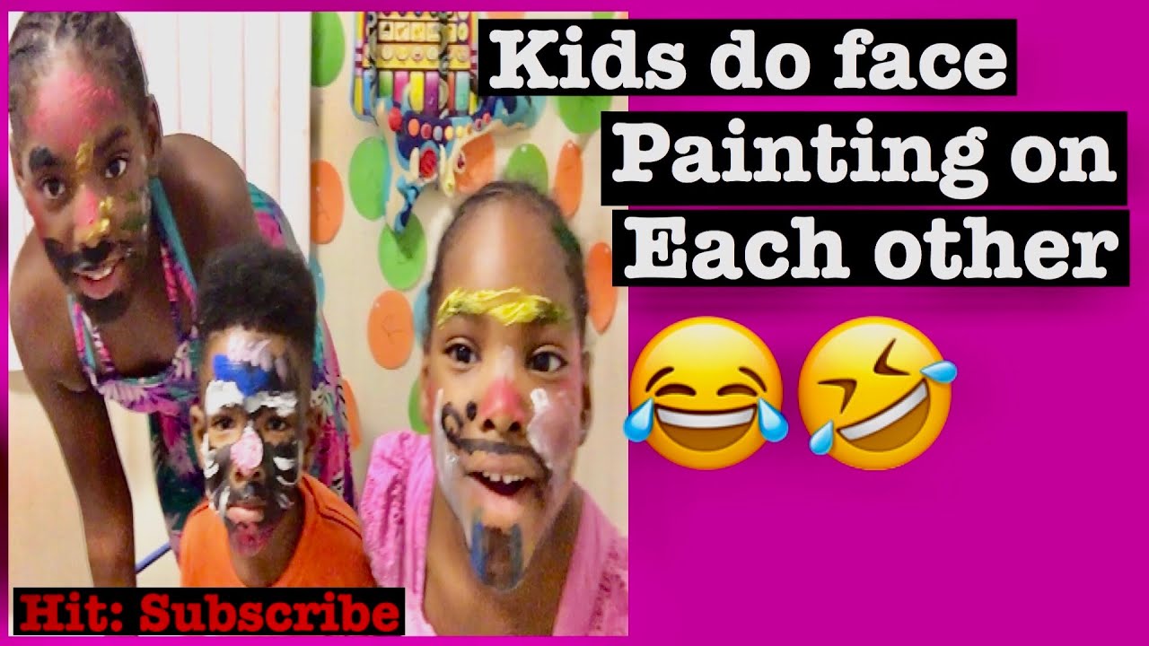 Learn In Play kids do face painting on each other - YouTube