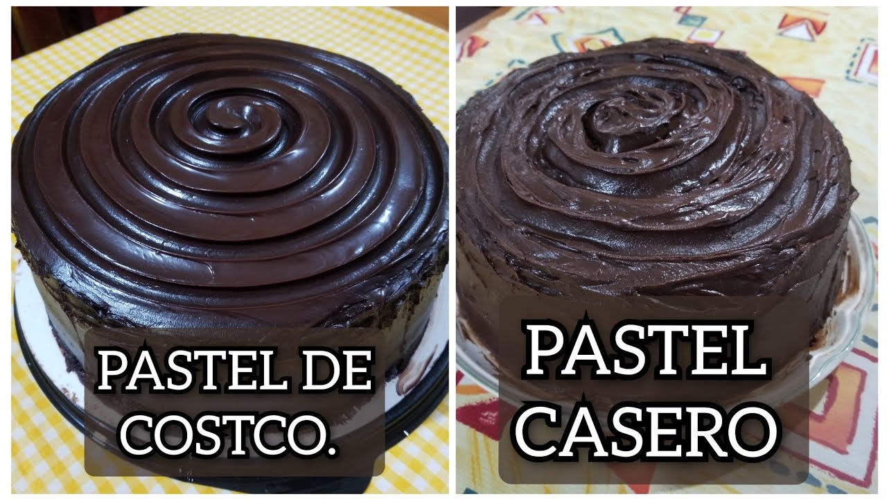 PASTEL DE CHOCOLATE COSTCO VS. PASTEL DE CHOCOLATE CASERO |COCINA Y ...