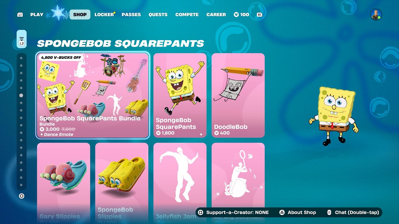 FORTNITE SpongeBob (SpongeBob SquarePants) - YouTube