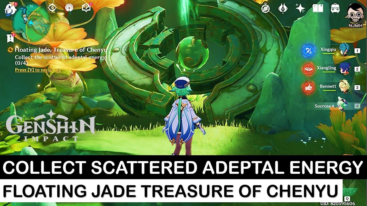 Collect the Scattered Adeptal Energy (0/4) | Floating Jade, Treasure of ...