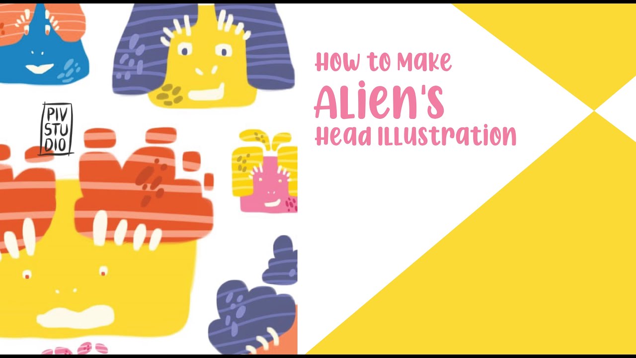 How to Design Stylized Heads | Afinity Designer How to Make Alien's ...