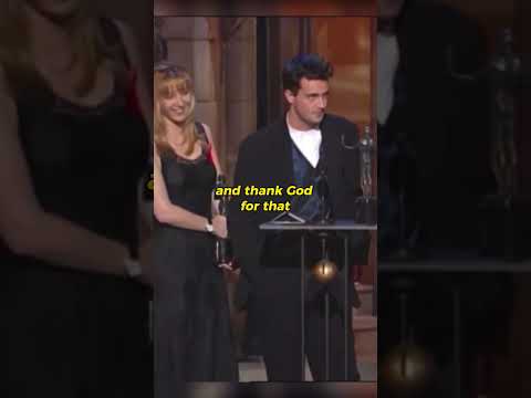 Chandler Bing actually PLAYING Matthew Perry #awards #friends