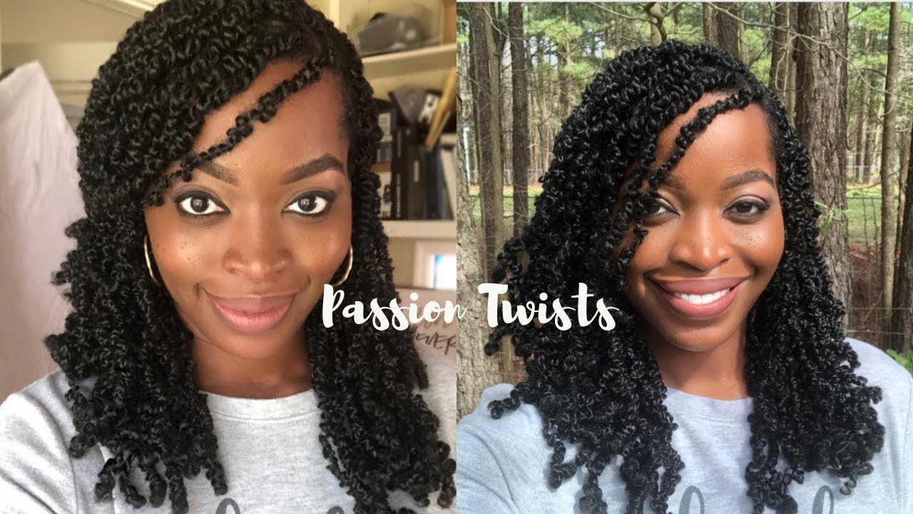 HOW TO: Easiest Passion Twists /Spring Twists Tutorial - YouTube