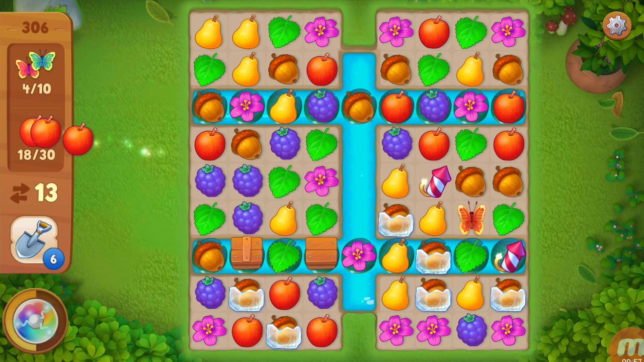 Gardenscapes level 306. - YouTube