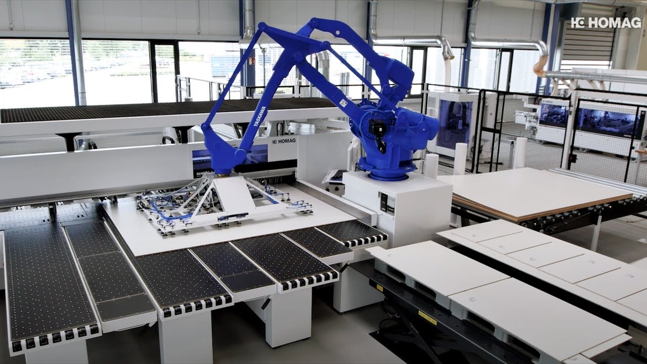 HOMAG SAWTEQ B-300 / B-400 flexTec: Effizienter Prozessablauf bis zur ...