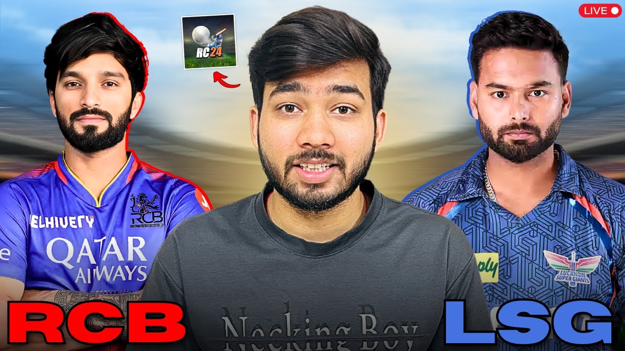 *RCB vs LSG* in Indian Premier League 2025 in Real Cricket 24 🏆| RCPL - YouTube