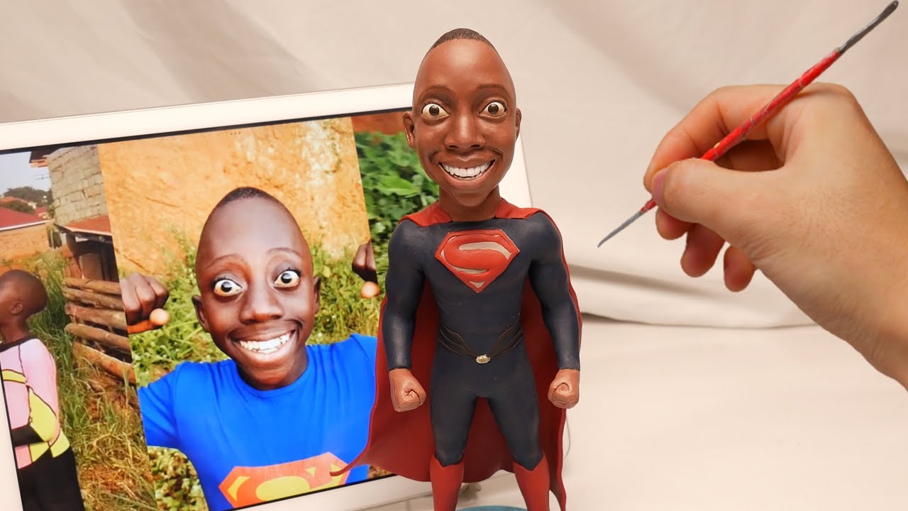Superman TENGE TENGE，Handmade realistic clay figures . | Clay producer ...