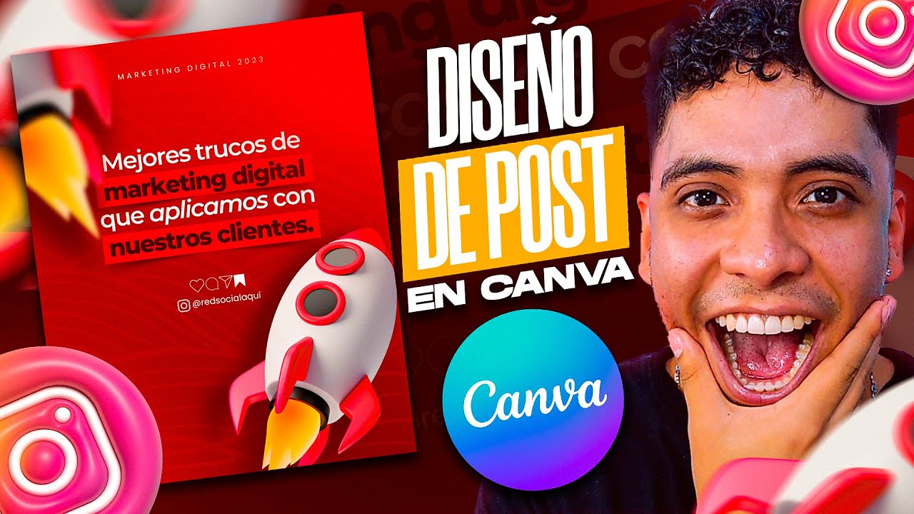 😍 Diseño de POST VERTICAL en Canva - Tutorial de Canva Ep. 2 - YouTube