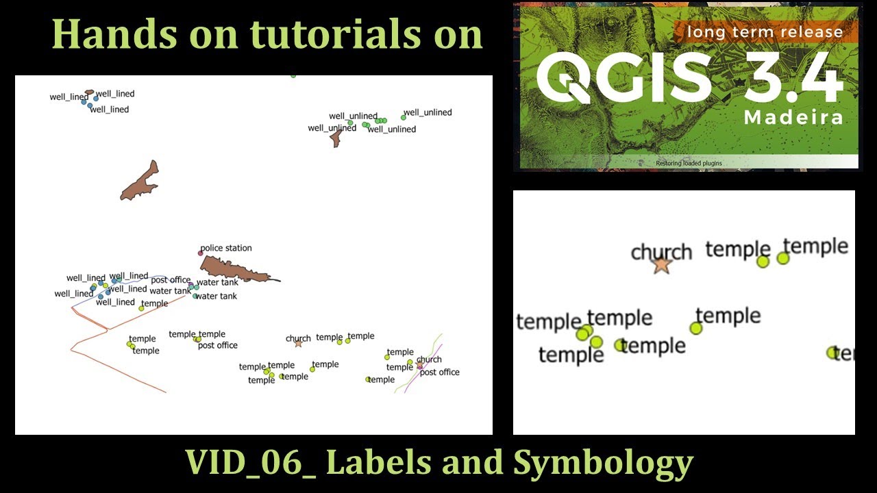 VID 06 QGIS How to Label and use symbols for shape files in QGIS - YouTube