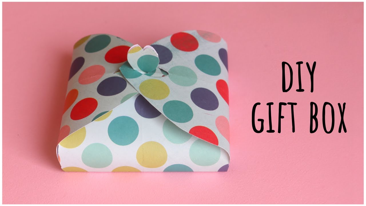 EASY Gift Box DIY Tutorial - YouTube
