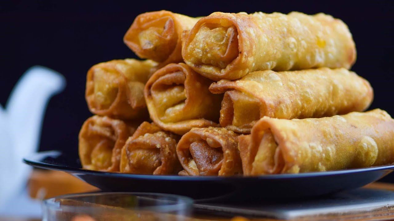 Vegetables Spring Rolls - Easy Spring Rolls recipe - YouTube