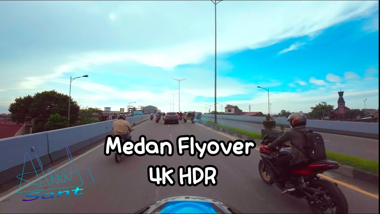 Medan 4K. Fly over Brayan, Fly over Jamin ginting, Underpass Katamso ...