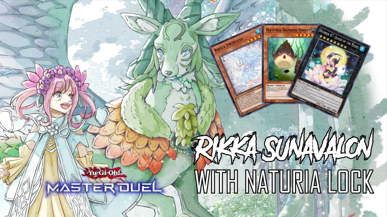 Sunavalon - Rikka - Naturia Lock! | CAN'T USE SPELL/TRAP?! [Yu-Gi-Oh ...