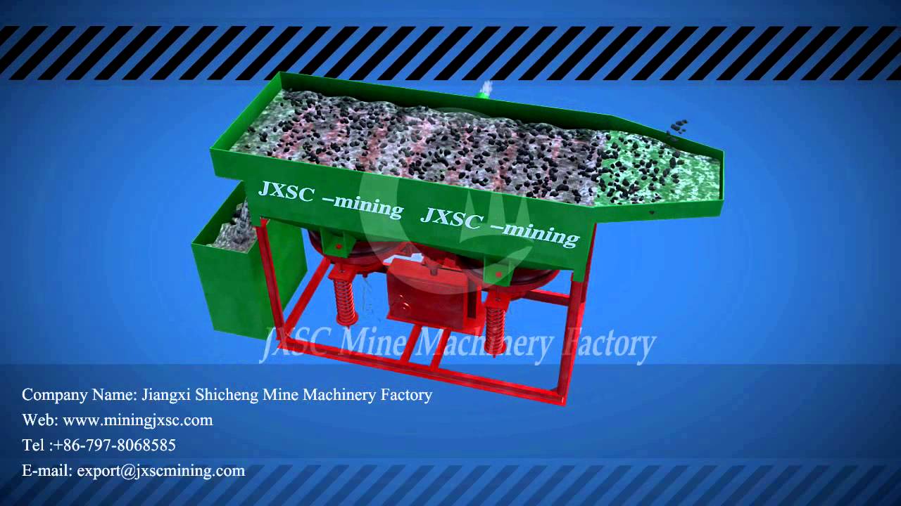 Jig concentrator machine - Jiangxi Shicheng Mine Machinery Factory ...