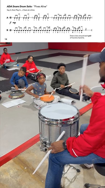 Snare Drum Lessons for Beginners Reading Snare Drum Music - YouTube