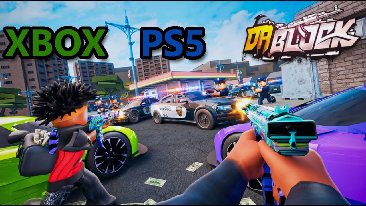 PS5 & XBOX Players Can Now ROB the BANK in Da Block On Roblox - YouTube
