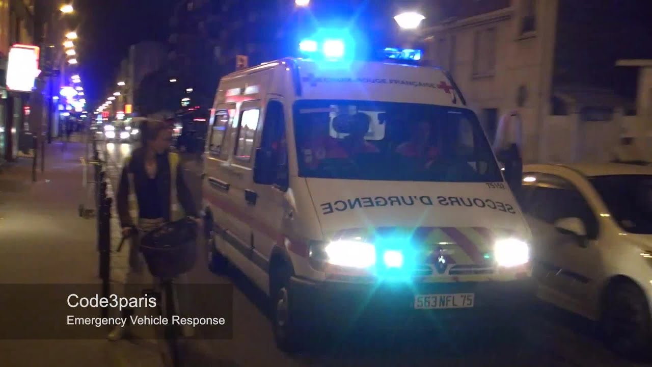 Ambulance de la Croix Rouge // Red Cross Ambulance Responding - YouTube