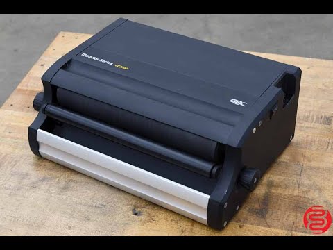GBC Modular Series CC2700 Electric Coil Inserter - YouTube