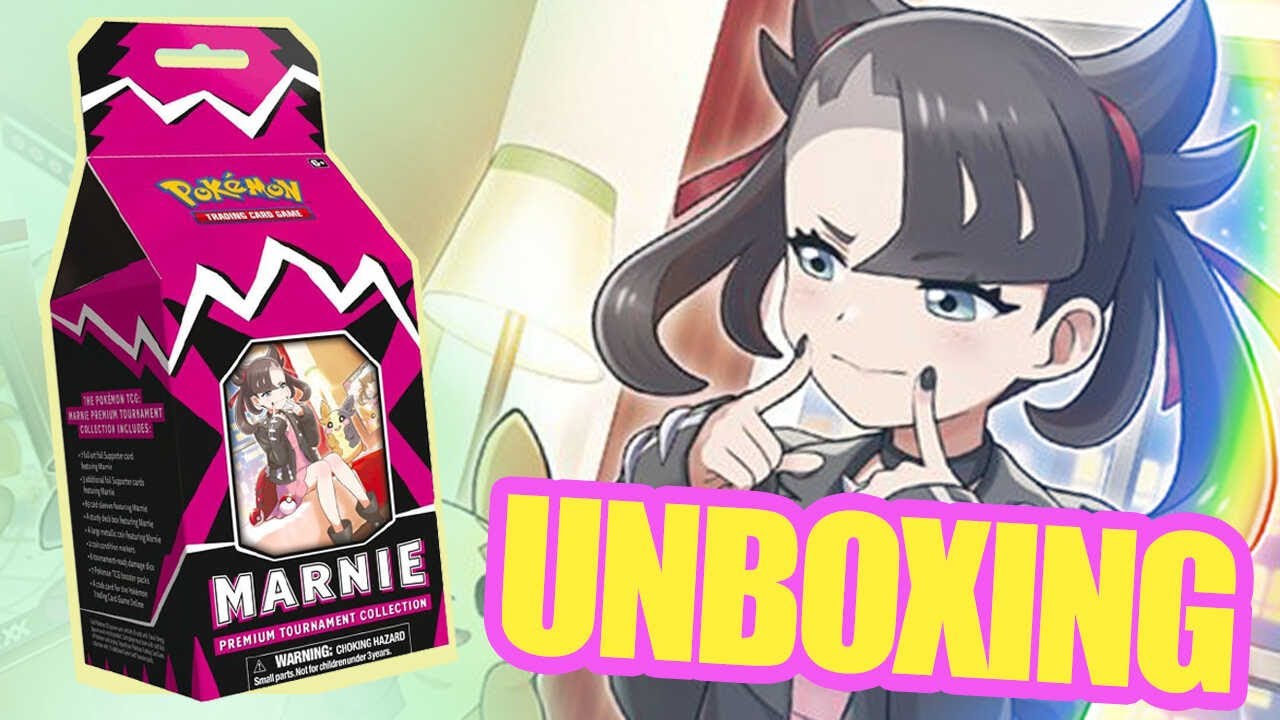 AUTOGRAPH MARNIE Pokémon Cards! - Marnie Premium Tournament Collection ...