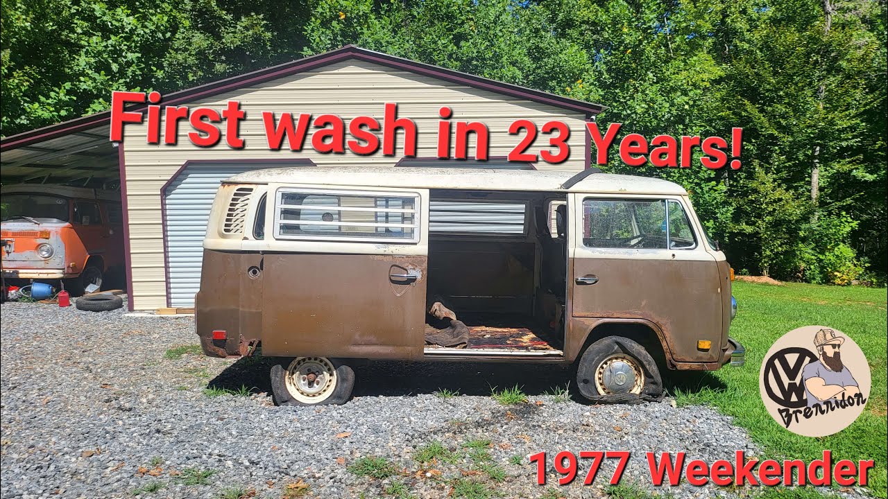 1977 Volkswagen Type 2. T2 Bay Window Bus. Sitting for 23 Years. First ...