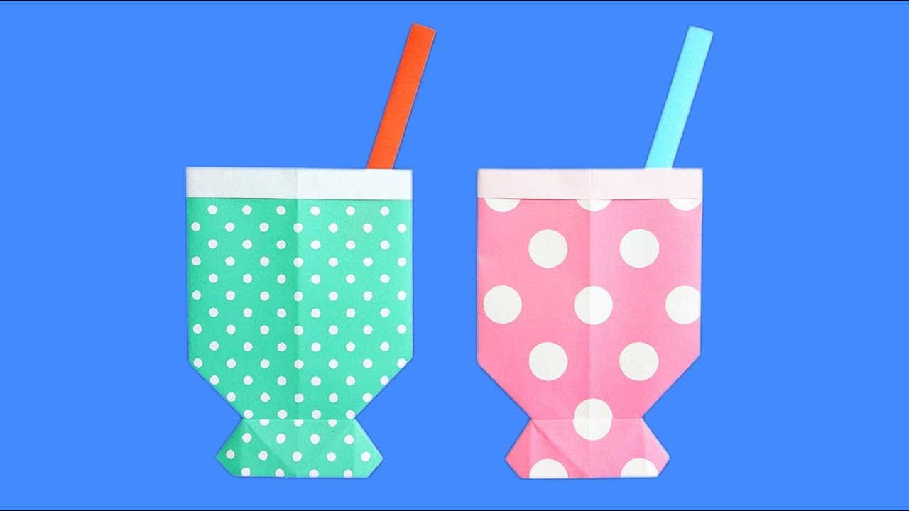 origami Juice ジュース 折り紙 - YouTube