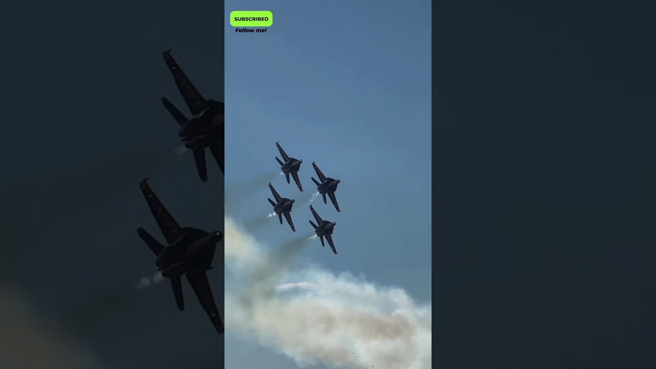 Blue Angels Maneuver: Diamond Formation 🛩️🔥🔥😱 #shorts #blueangles # ...