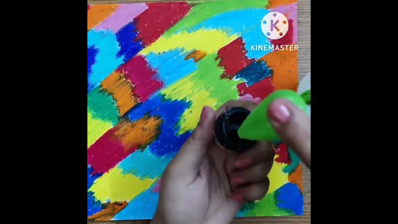 Diy Rainbow Scratch paper/ Diy Rainbow Scratch art/ How to make rainbow ...