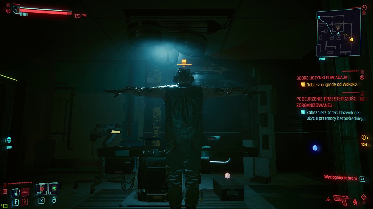 Cyberpunk 2077 bug T-pose - YouTube
