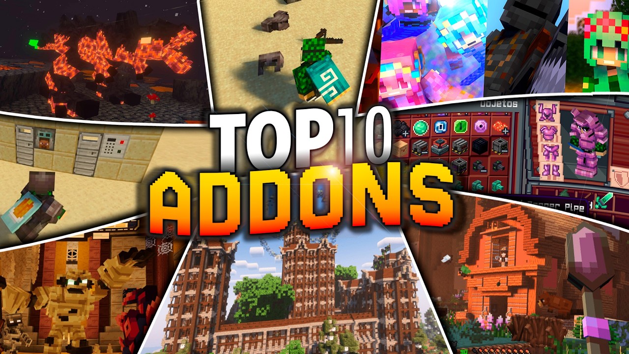 TOP 10 ADD-ONS [MOD] PARA MINECRAFT BEDROCK 26.3 +| / MEJORES ADDONS ...