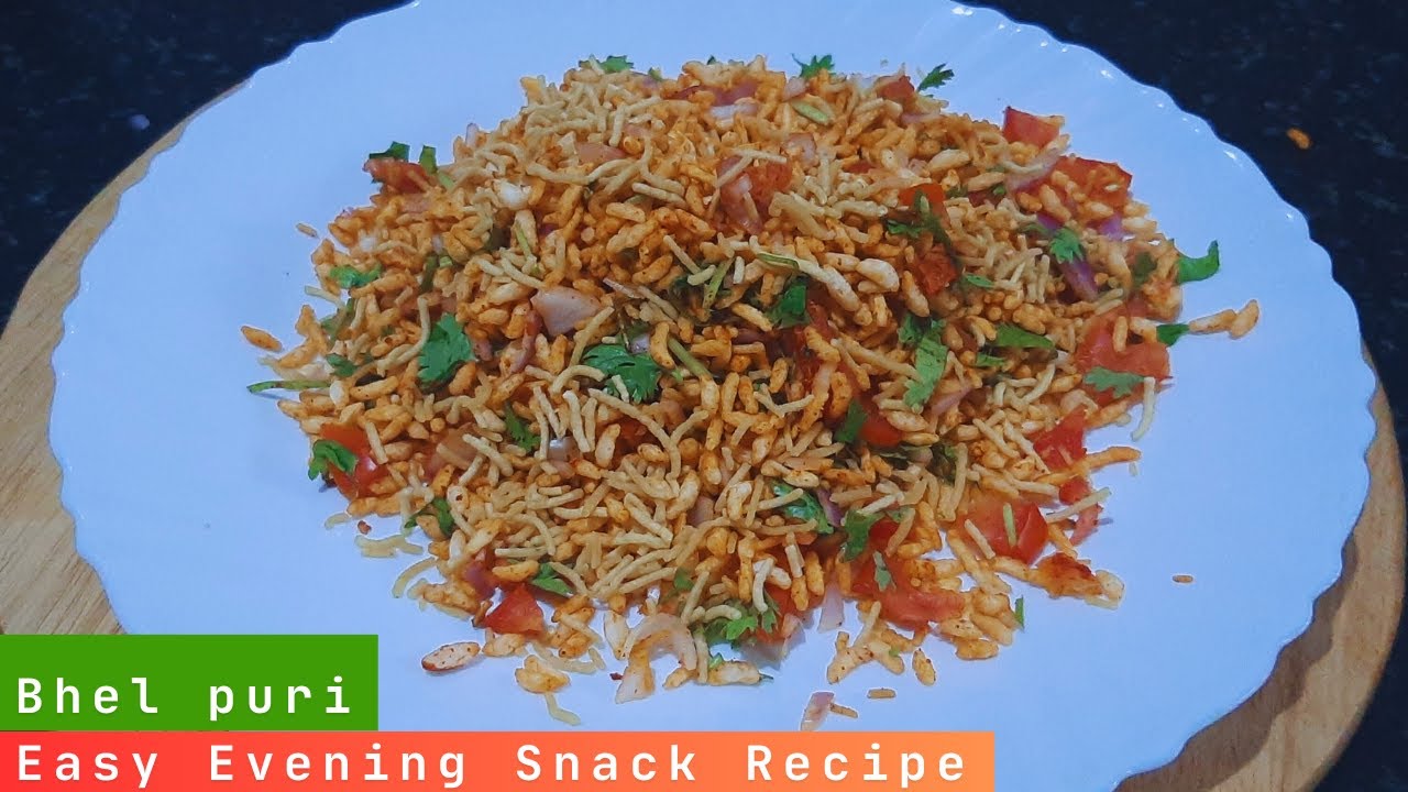 Bhel puri recipe|ബേൽ പുരി |Easy Evening Snack Recipe | How to make Bhel ...