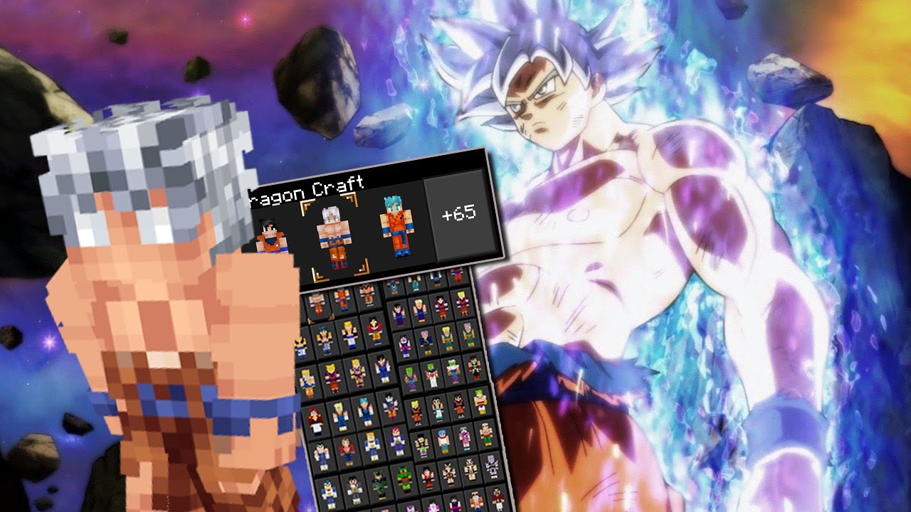 DRAGON BALL SUPER Y Z PACK DE SKINS!! - MINECRAFT PE/W10 - YouTube