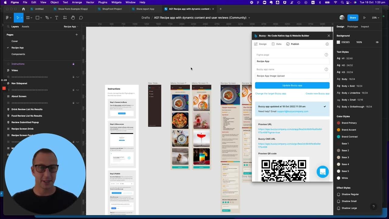 Buzzy Figma Plugin: Faster Figma to working live web site or app with selective publish - YouTube