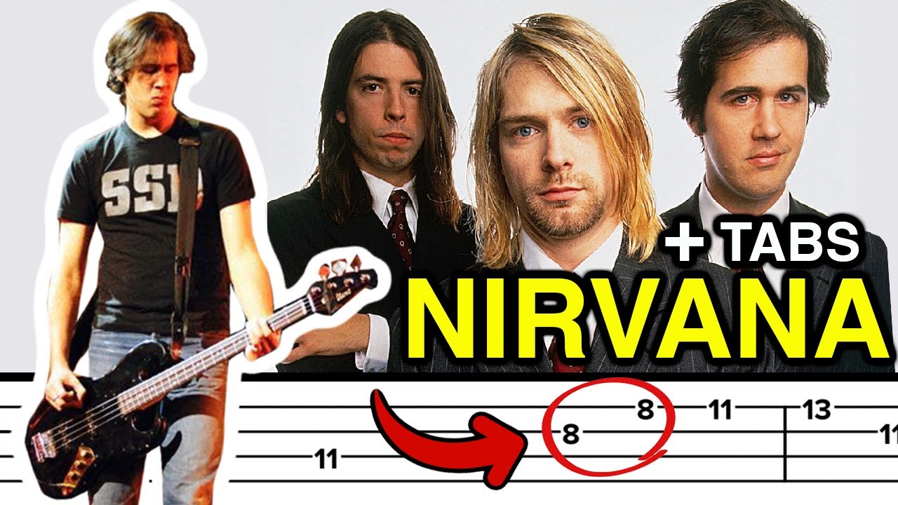 Top 5 NIRVANA Bass Lines (Tutorial with TABS) - YouTube