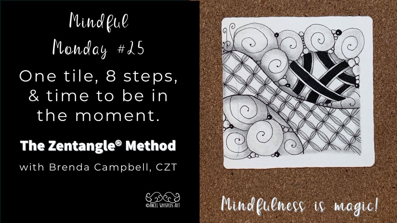 Mindful Monday #25: Easy, Beginner tiles created using the Zentangle ...