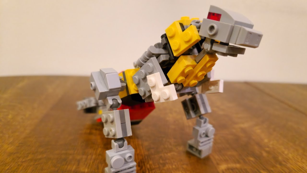 Lego Transformers #18 - Grimlock - Volcanicus part (1/5) - YouTube