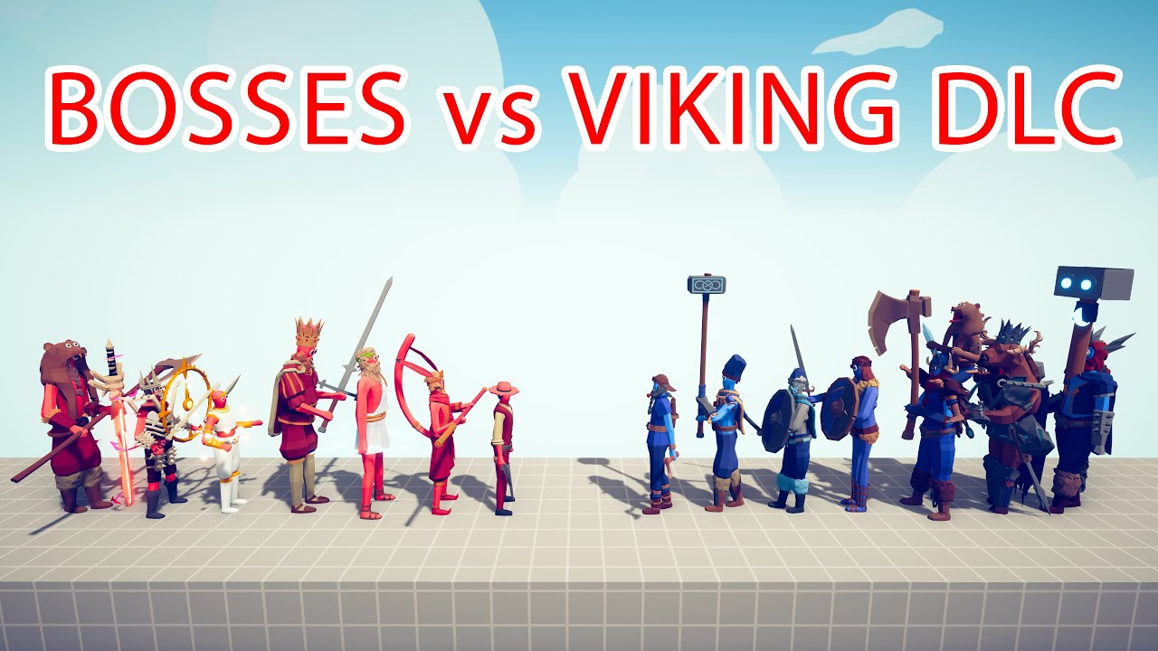 BOSSES TEAM vs VIKING DLC TEAM - Totally Accurate Battle Simulator TABS ...