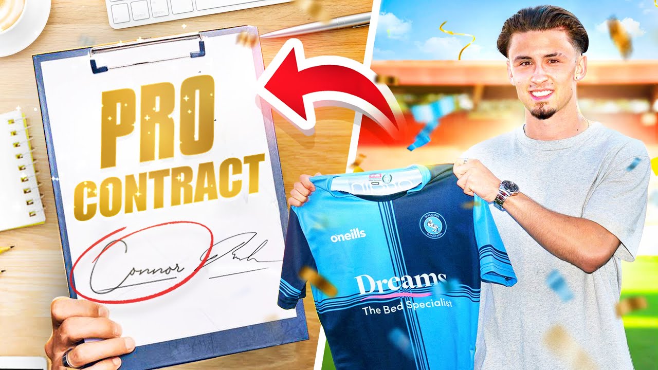 I Signed A Pro Contract - YouTube