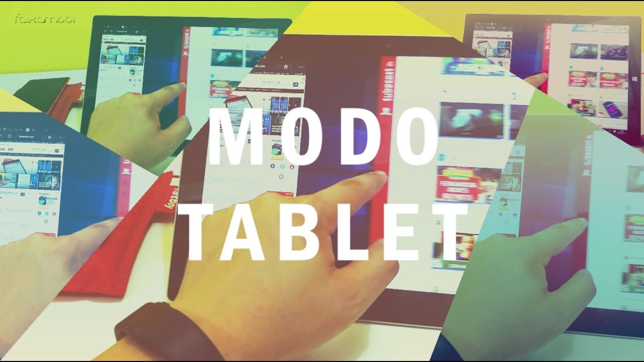 Introdução ao Windows 10 - Modo Tablet - YouTube