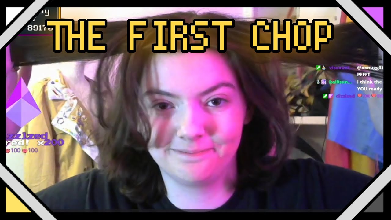 THE FIRST CHOP [Haircut Stream #1 - FULL VOD] - YouTube