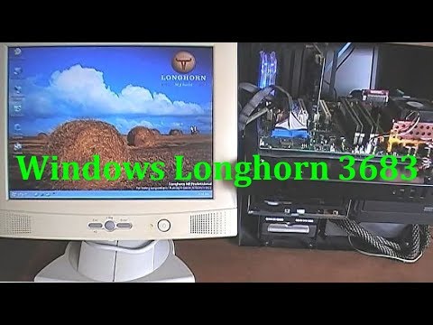 Microsoft Windows Longhorn 3683 Beta - YouTube
