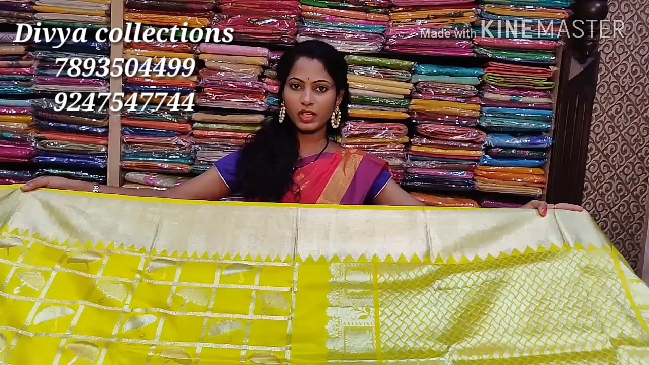 Bridal collection sarees, #episode 470 Divya collections - YouTube